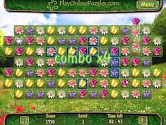 FLOWER PUZZLE gioco online | Giochi POMU
