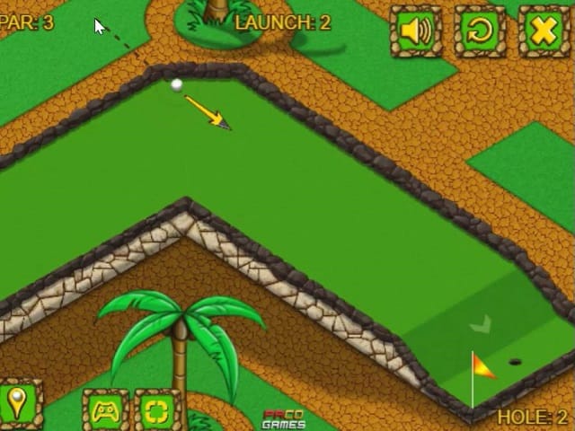 MINIGOLF WORLD gioco online | Giochi POMU