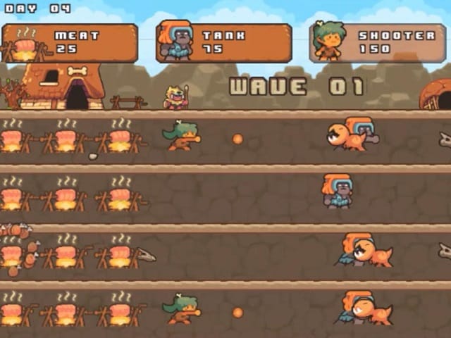 PREHISTORIC WARFARE gioco online | Giochi POMU