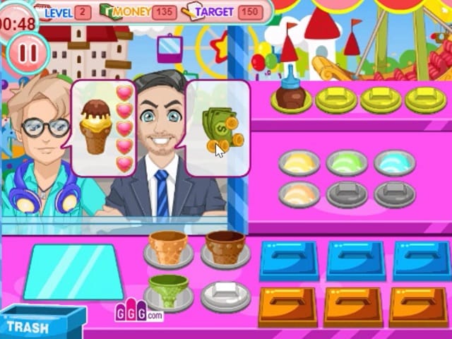 EMILY'S ICE CREAM SHOP gioco online | Giochi POMU