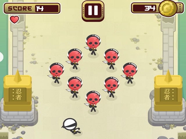 STICKMAN NINJA DASH gioco online | Giochi POMU