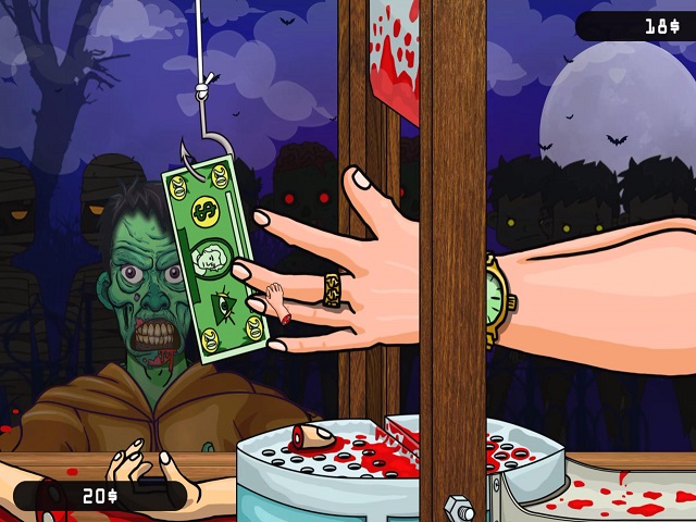HANDLESS MILLIONAIRE ZOMBIE FOOD gioco online | Giochi POMU