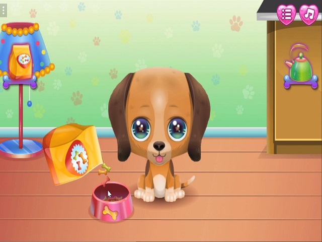 CUTE PUPPY CARE gioco online | Giochi POMU